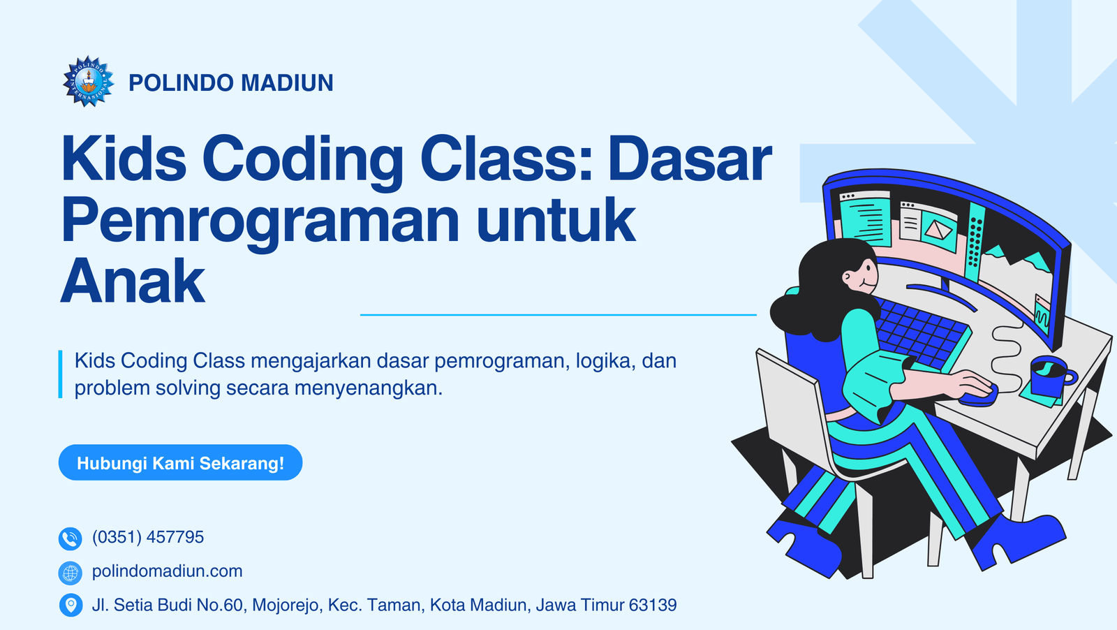 Kids Coding Class: Dasar Pemrograman untuk Anak - polindo madiun